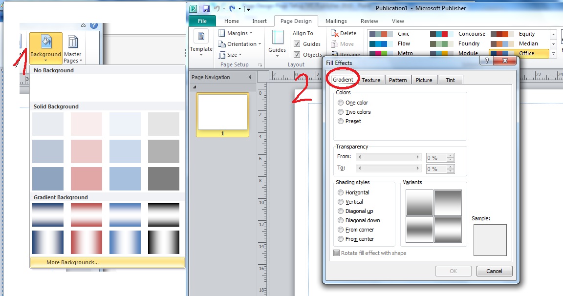 Уроци на фотошоп, GIMP, MS Office, Scratch, HTML&CSS: Работа в страницата Page Design in MS ...