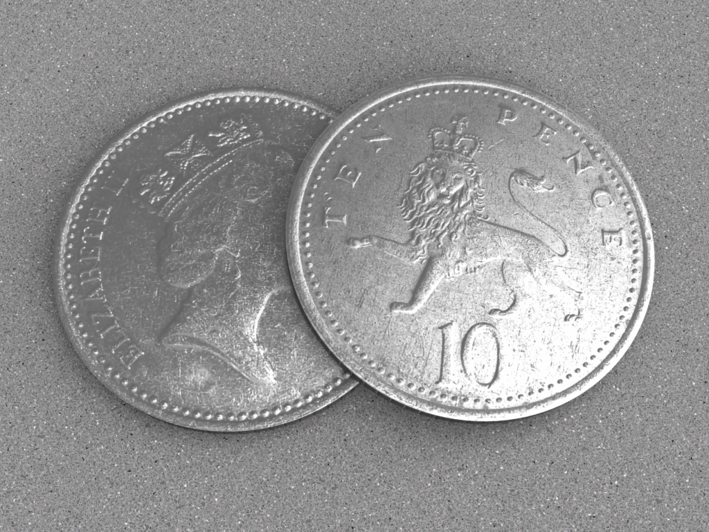 Dan's Interactive Media Pages: Normal Maps of Coins Part 2