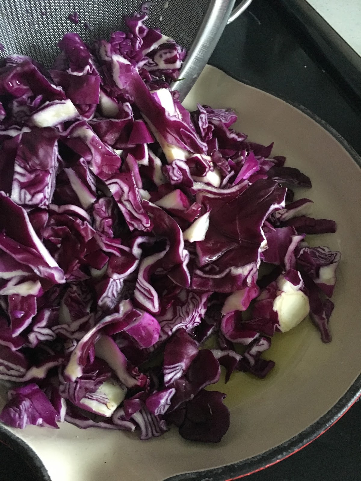 La mia cucina persiana: Riso Basmati con Verza Viola - Kalam Polo'