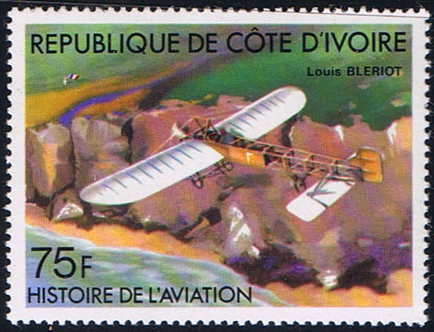 Aviation Stamps: Louis Bleriot & Bleriot plane
