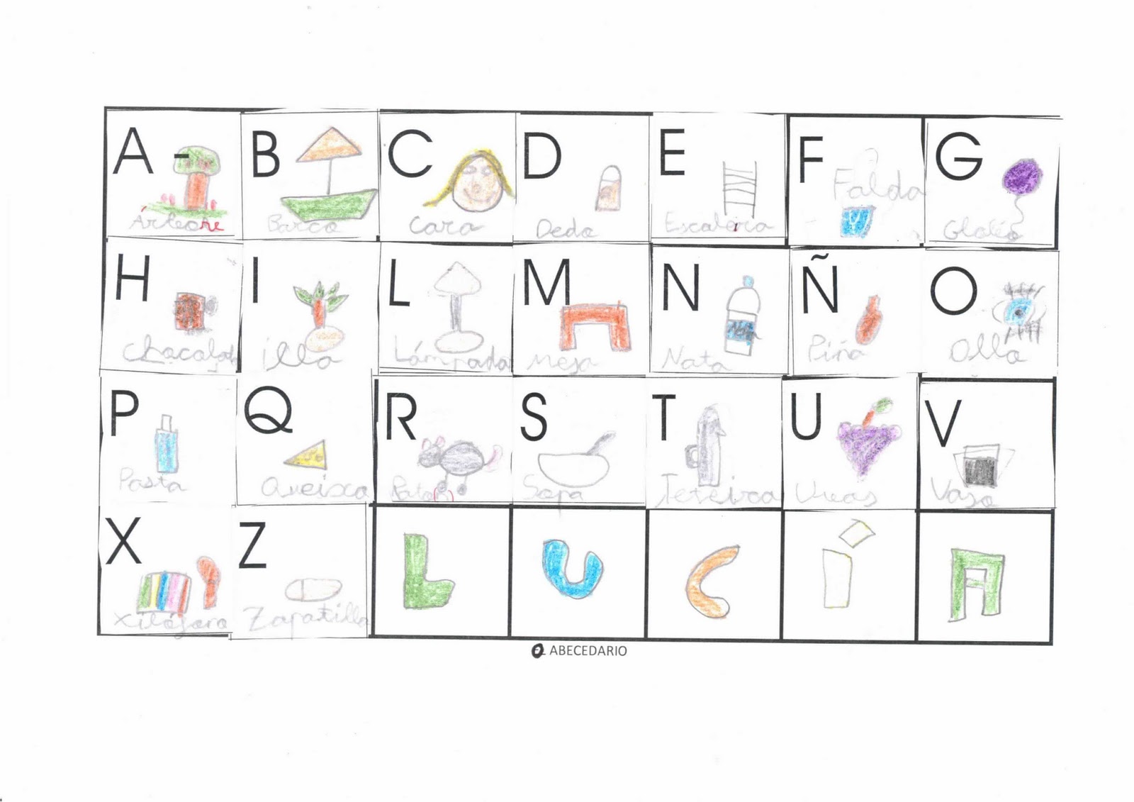 Blog de 4º A: O abecedario ou alfabeto galego