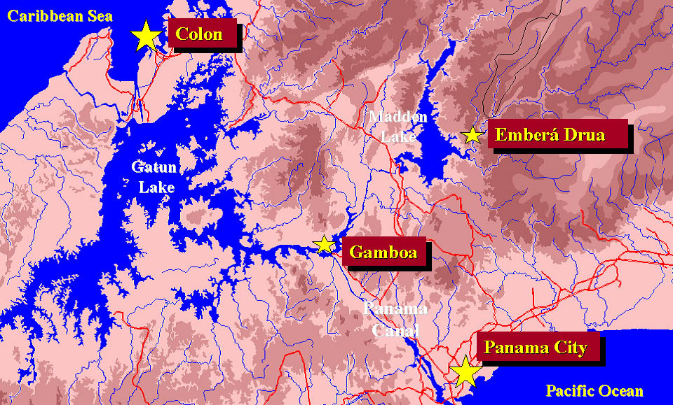 À la découverte du Panama: BIENVENUE AU VILLAGE EMBERA