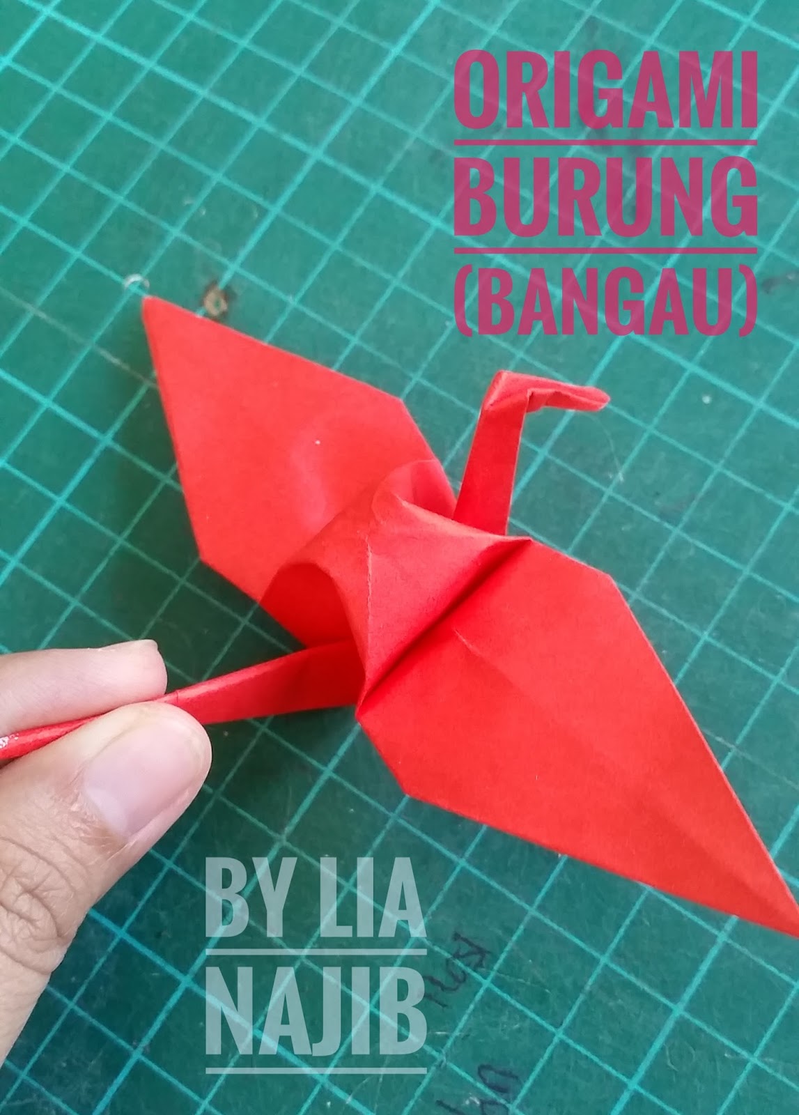 Makna filosofis dibalik legenda origami burung (bangau)