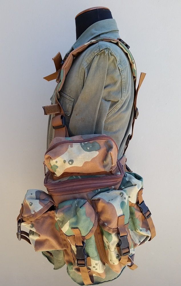Webbingbabel: South African Intelligence Battle Vest SANDF S2000