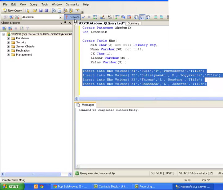 Toni Pangeran Janoky Cara Membuat Database Dengan Menggunakan Sql