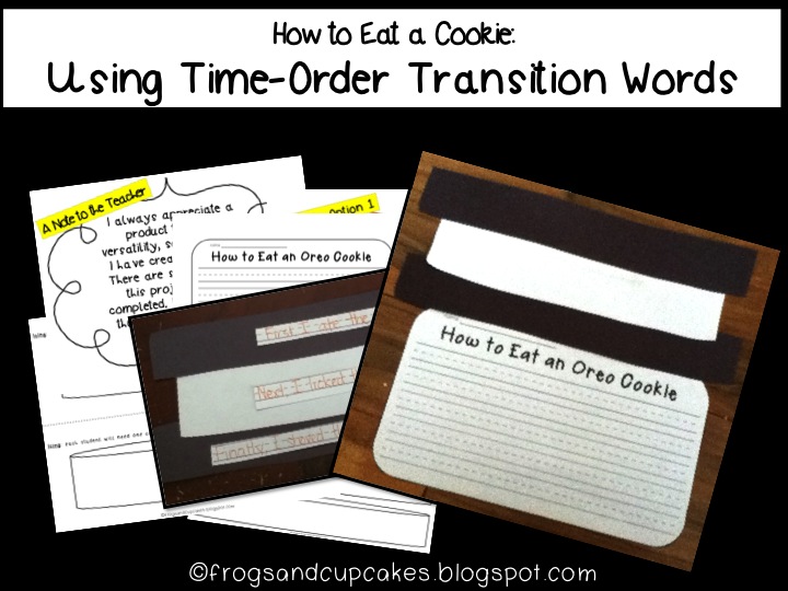 Tales of Frogs and Cupcakes: Time-Order Transition Words + Freebie