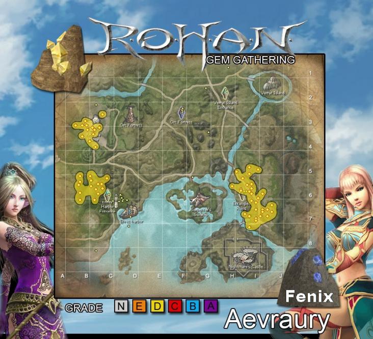Rohan Gem Gathering Map | Inelegant Zone