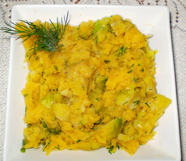 Buniabaje w kuchni: Puree z brukwi z brukselką