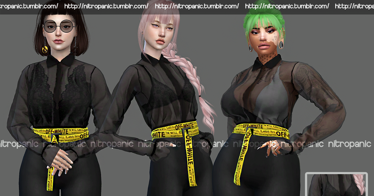 NitroPanic CC Custom Content For The Sims 4