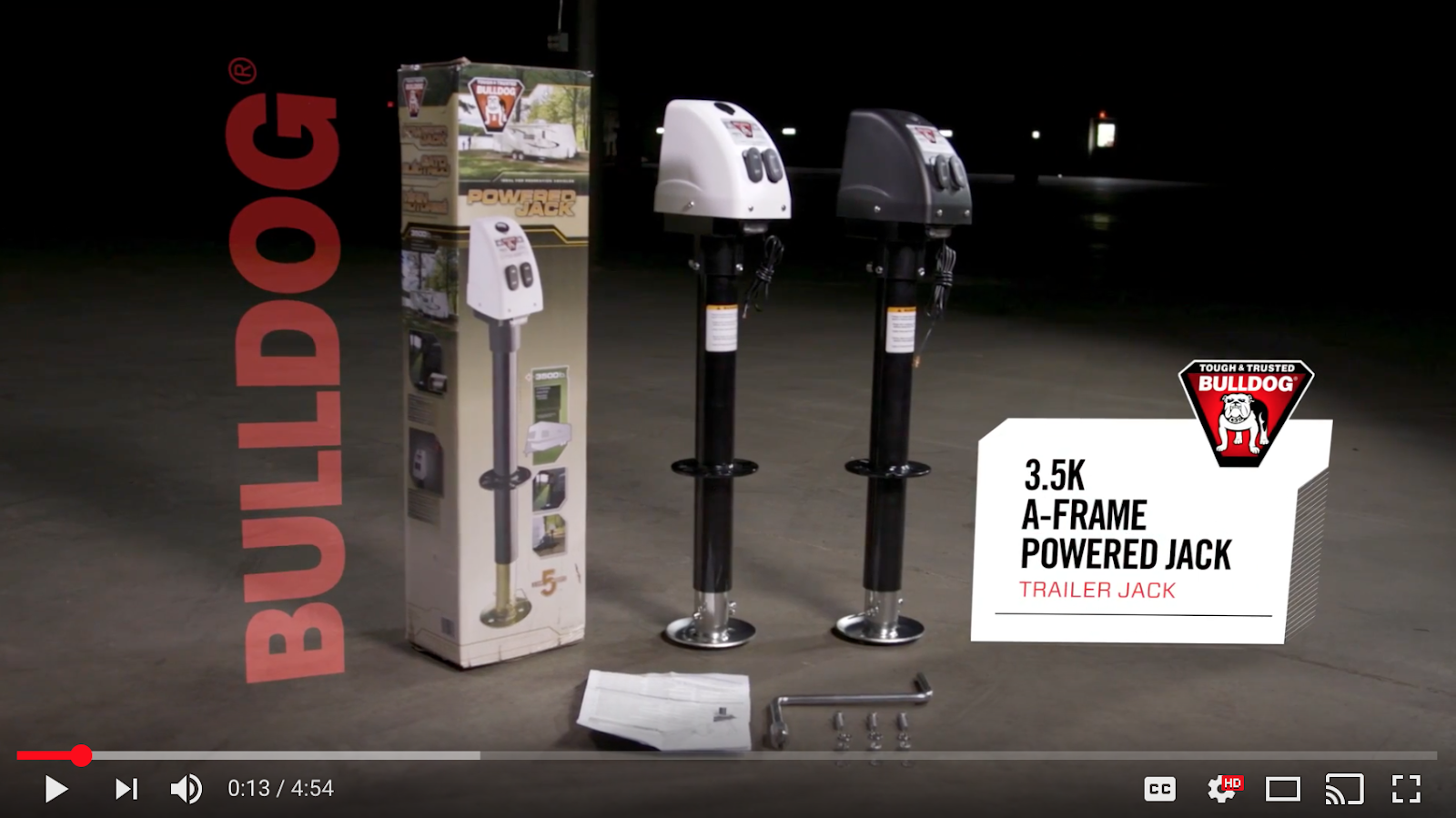 RV & Camping Gear: BULLDOG 3,500-lbs. A-Frame Powered Jack – The Voice