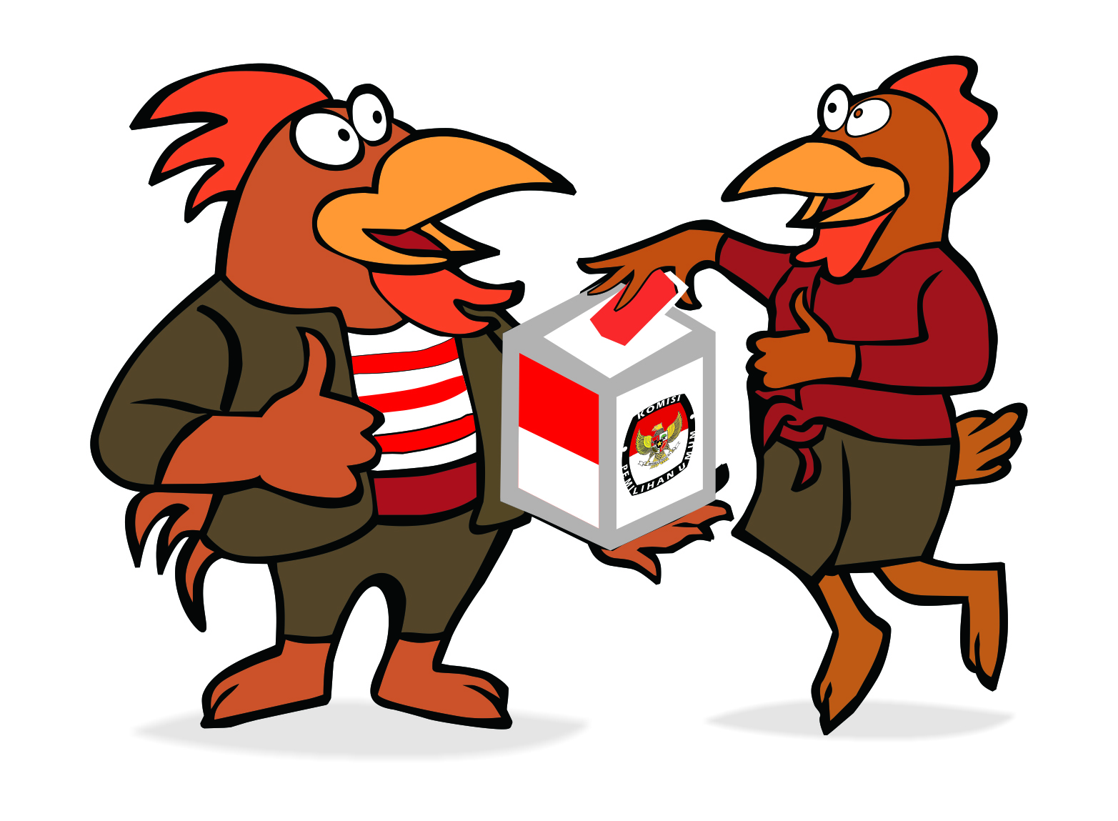 Desain Ilustrasi KPU Vector (Bonus Desain Logo Pemerintah Provinsi Jawa ...