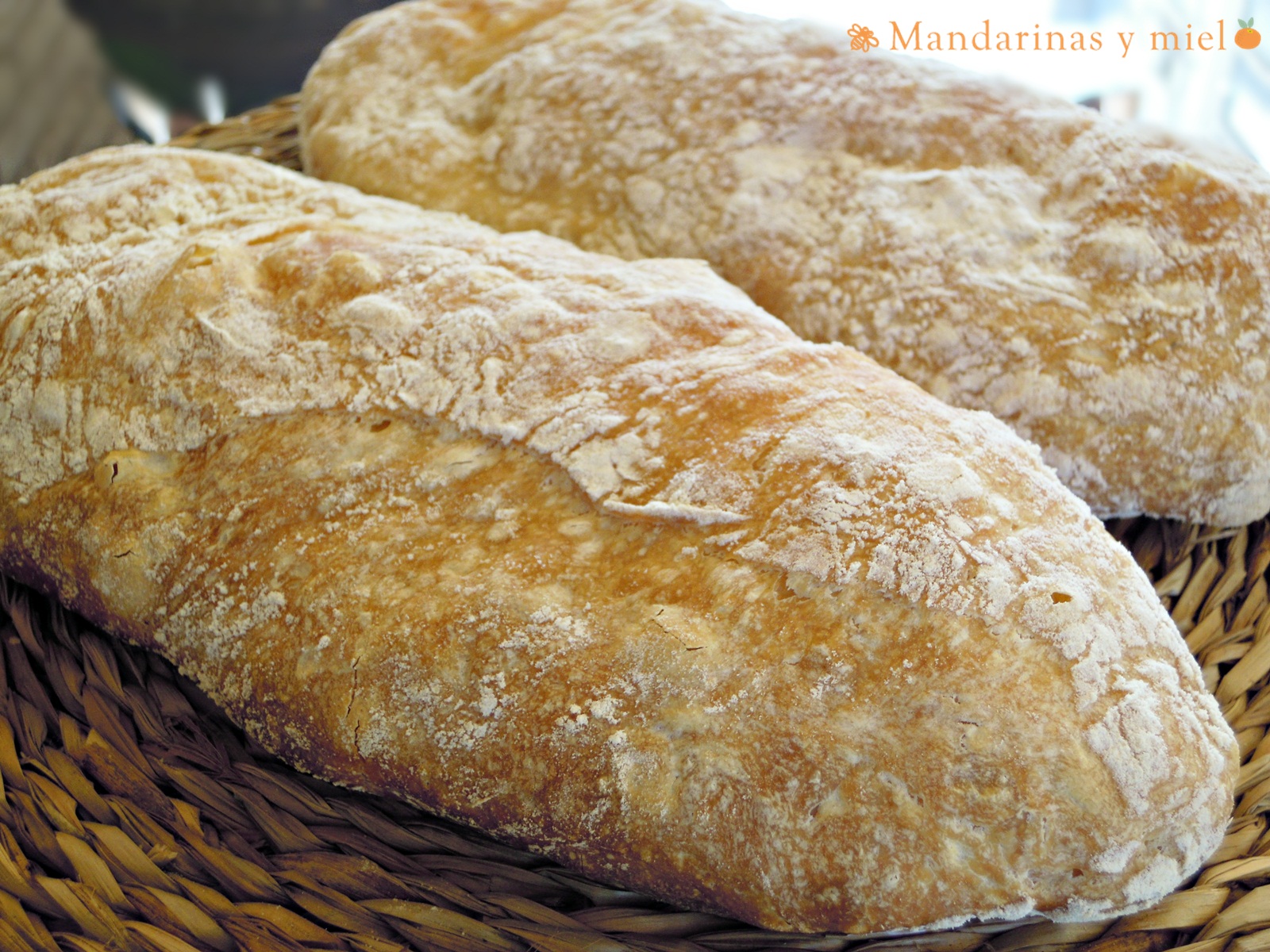 Pan de chapata | Mandarinas y miel