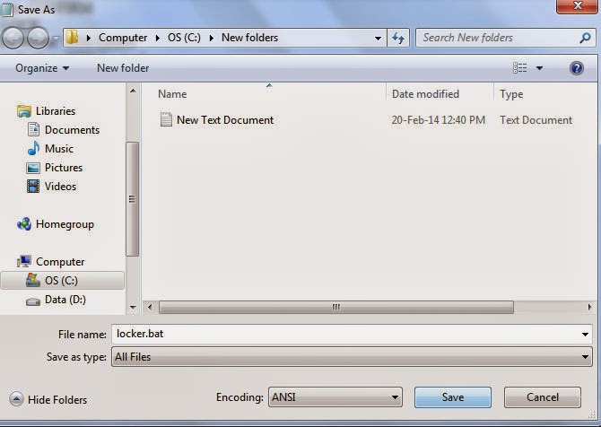 How To Create Private Folder