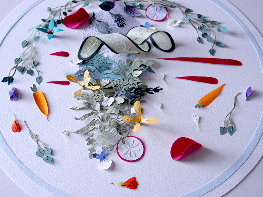 DESIGN: Gourmet papercut garden salad‏ - The Graphic Foodie | Brighton ...