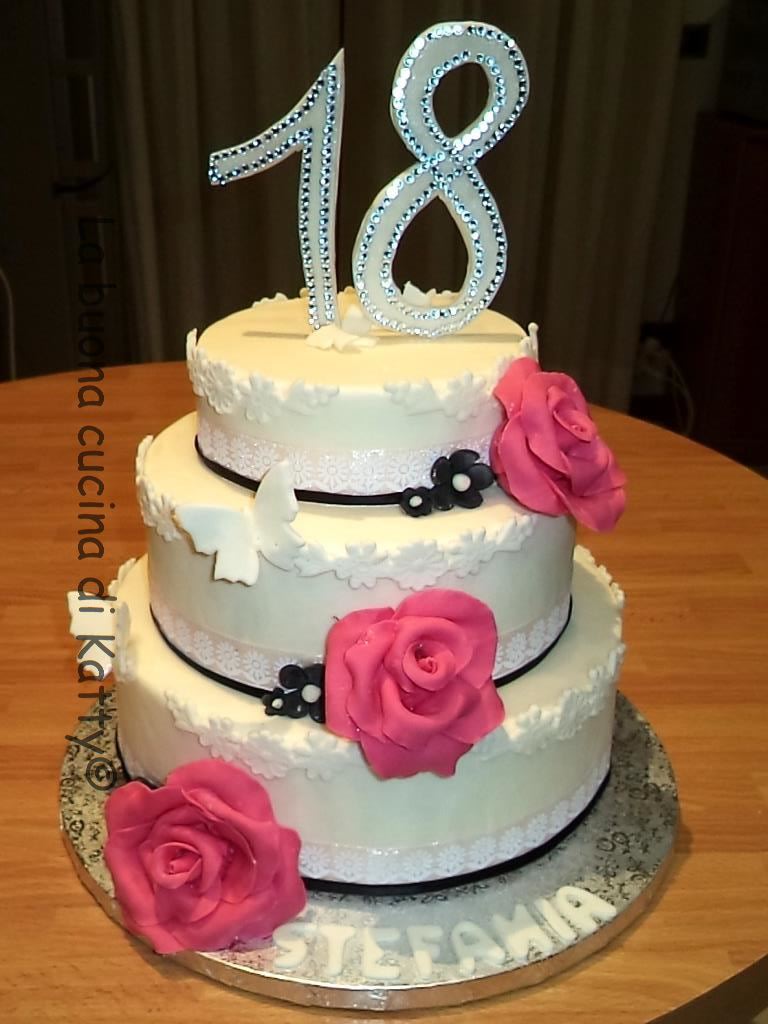 La buona cucina di Katty: Torta chic per i meravigliosi 18 anni - Chic ...