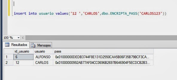 Algoritmos Ok Encriptar Y Desencriptar En Sql Server