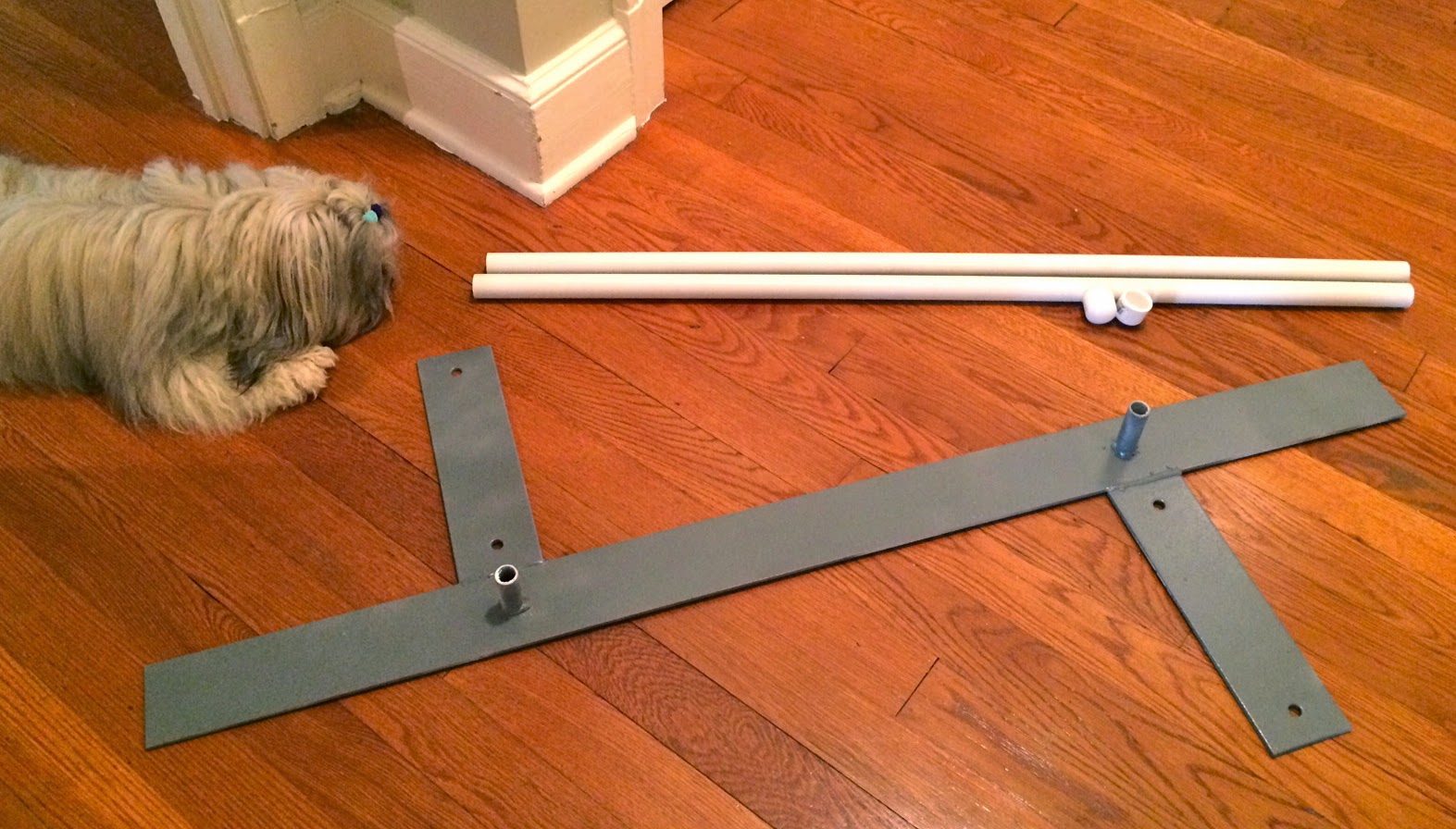 To Dog With Love: How to Make 2 x 2 Agility Weave Poles #BlogPawsDIY