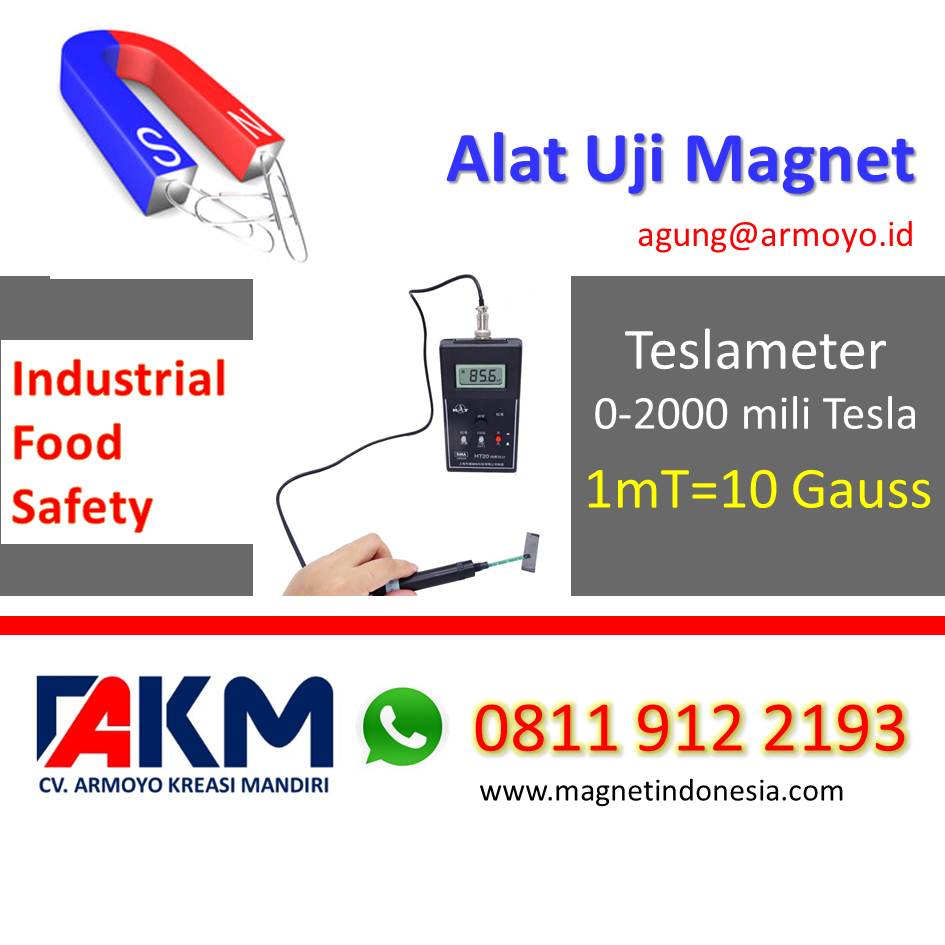 Alat Uji Magnet Gaussmeter dan Teslameter ~ Magnet Indonesia | 0811 912 ...