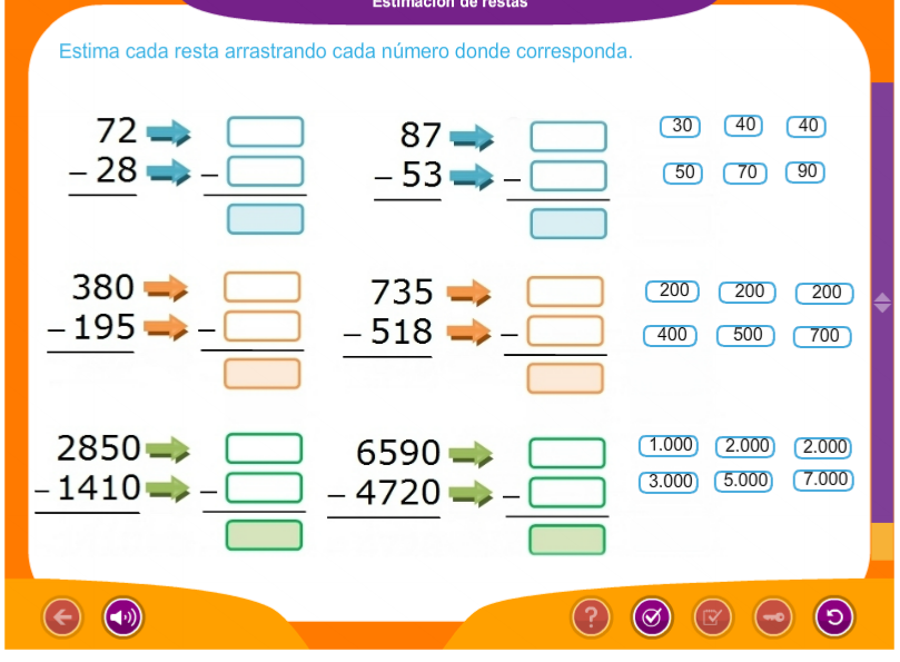 MATEMÁTICAS 3º DE PRIMARIA: UNIDAD 4. ESTIIMACIÓN DE RESTAS