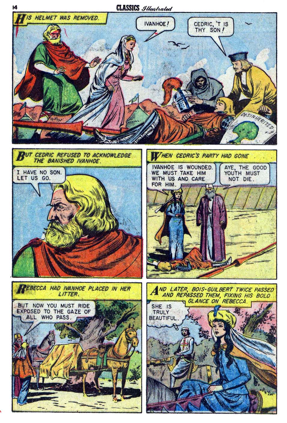 Aquellos inolvidables tebeos...: Classics Illustrated #002 Ivanhoe