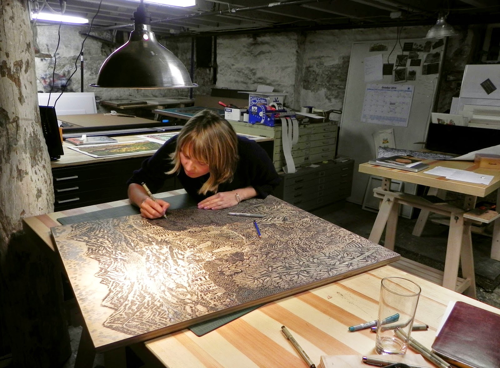 Tugboat Printshop: DRAWING "OVERLOOK"