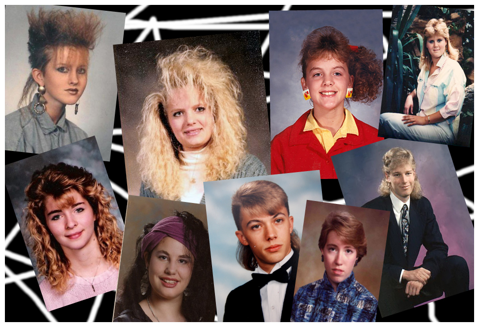Breezy Craft and Art Pieces: 80’s Yearbook Snapshots that You’ll Get A ...