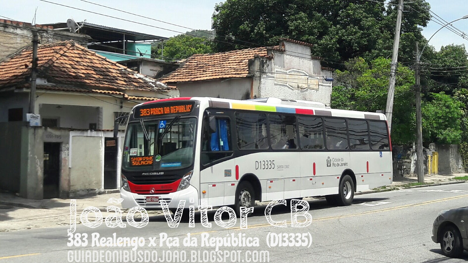 Guia de ônibus do João: 383 REALENGO x PRAÇA DA REPÚBLICA