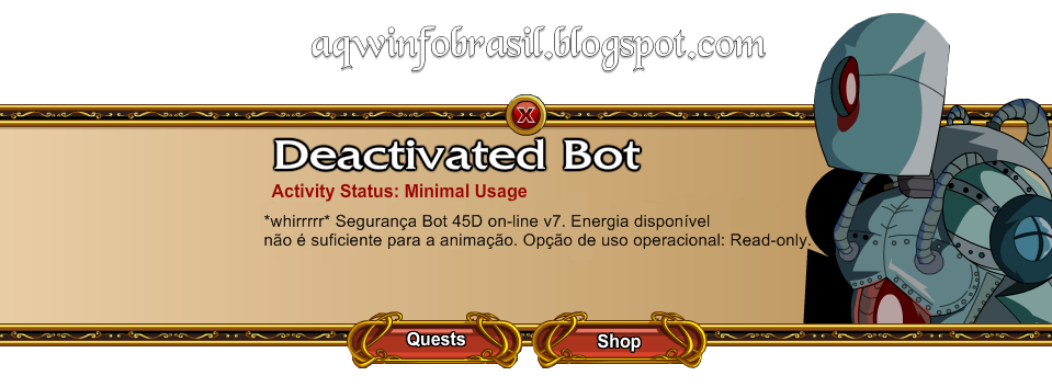 AQW News Brasil: Tutorial: Cowboys VS Aliens Robots