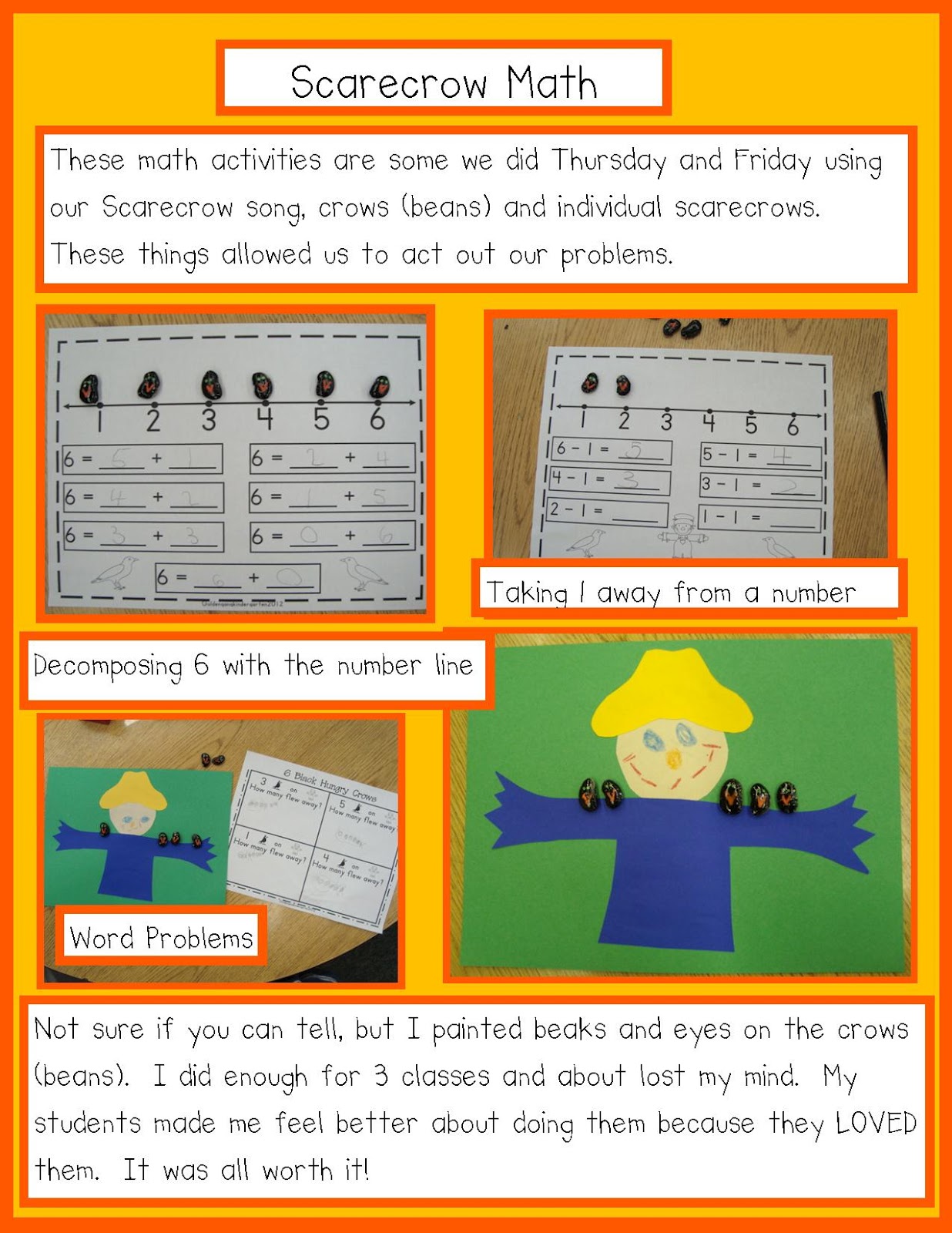 Golden Gang Kindergarten: Scarecrows Galore with Freebies