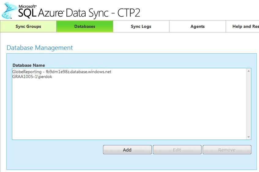 Keep It Simple and Fast: SQL Azure Data Sync CTP2 My first experience.