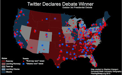 floatingsheep: Visualizing Twitter commentary on the 2012 Presidential ...