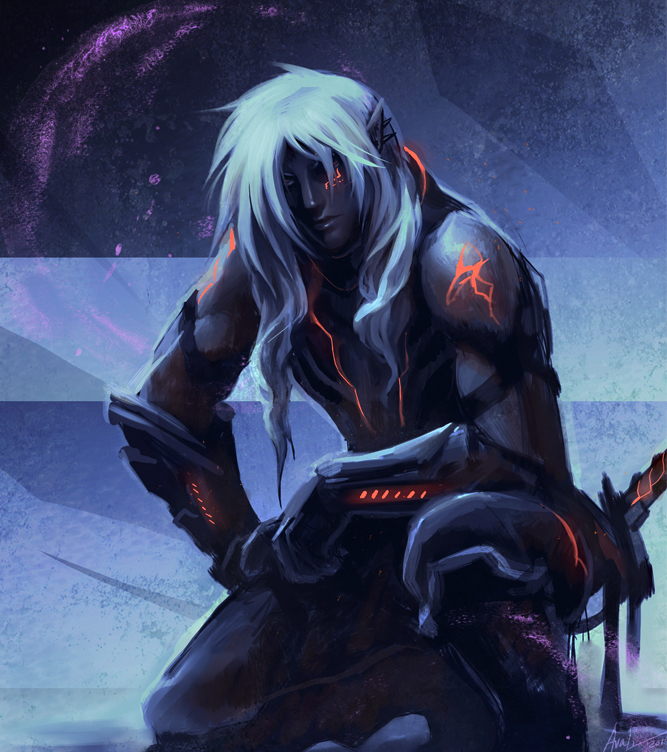 Les Elfes: elfes noirs hommes