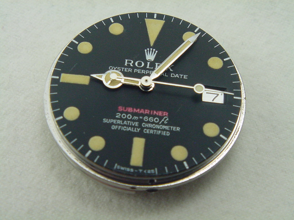 Timebuilder American Horologist: Rolex RED LETTER Submariner Design 1680.
