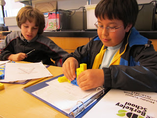 6th Grade TBS Math Blog: Skeleton Tower Projects On Display at Math Night!