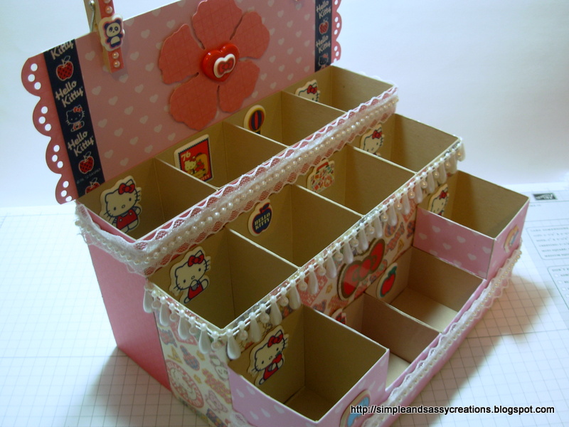 Simple and Sassy Creations: Hello Kitty Desk Organizer