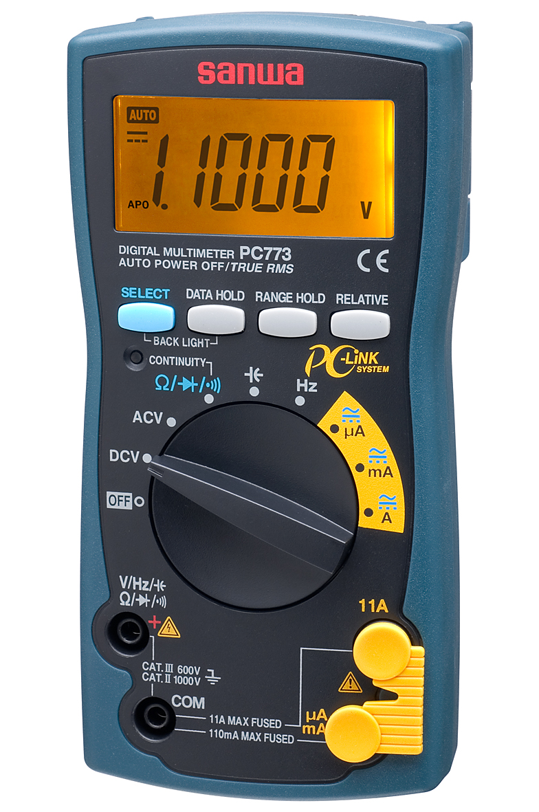 NARYANATEKINDO: Sanwa PC773 Digital Multimeters PC Link