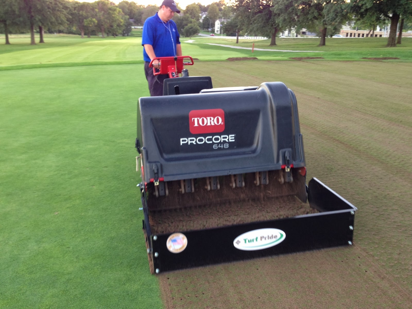 Minor Park Golf Course Maintenance: Aerification Completion