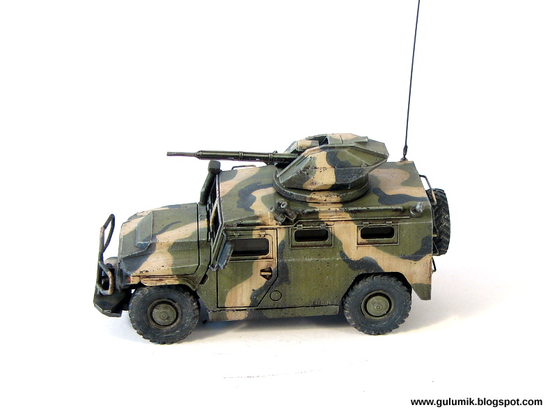 Gulumik Military Models: Gaz Tigr-M 30mm cannon 1/72