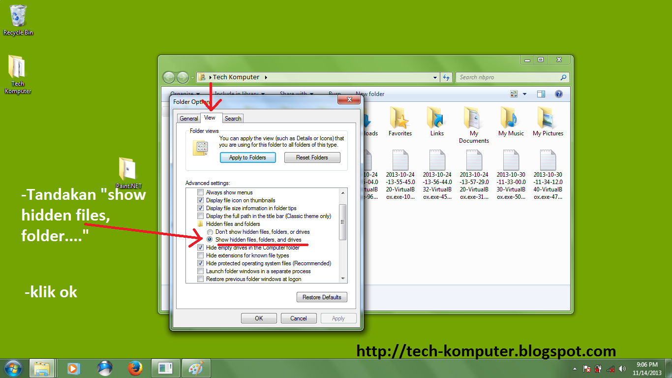Tech Komputer: Cara Letak Folder Di Start Menu List [Tutorial]
