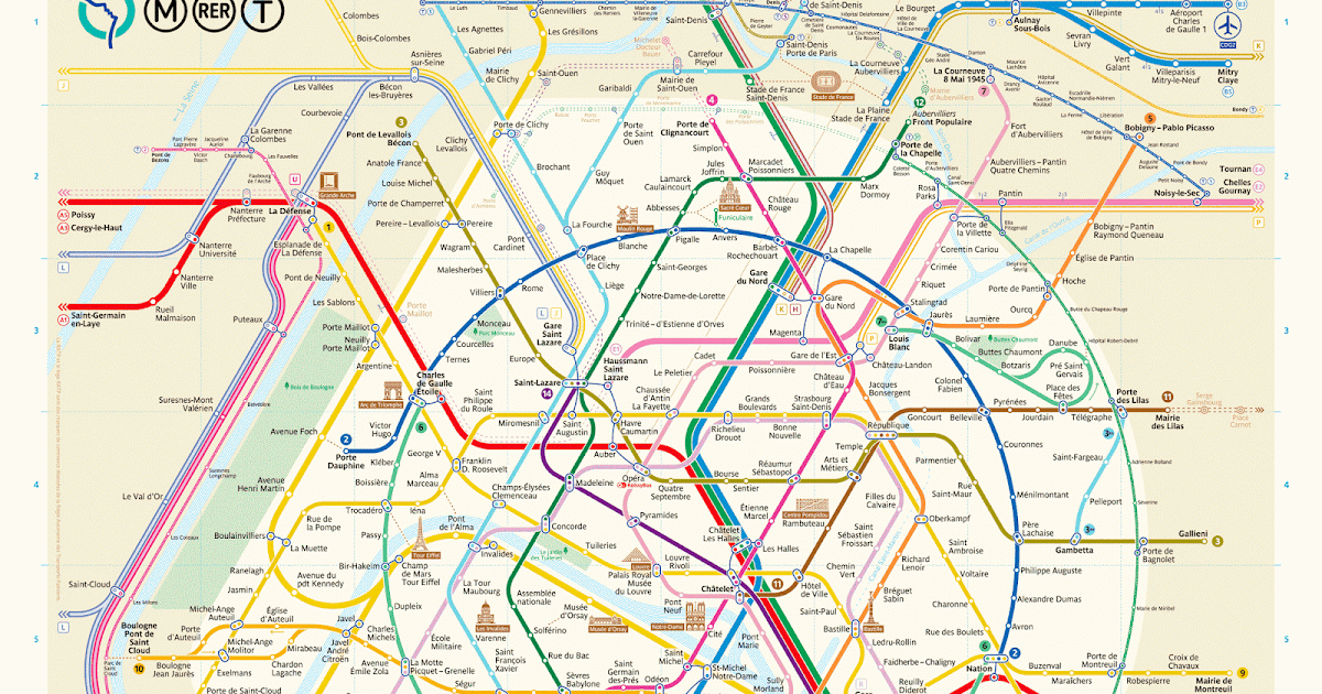 Ferreira Dias e Noites: PARIS, un nouveau plan (métro, RER et tramways)