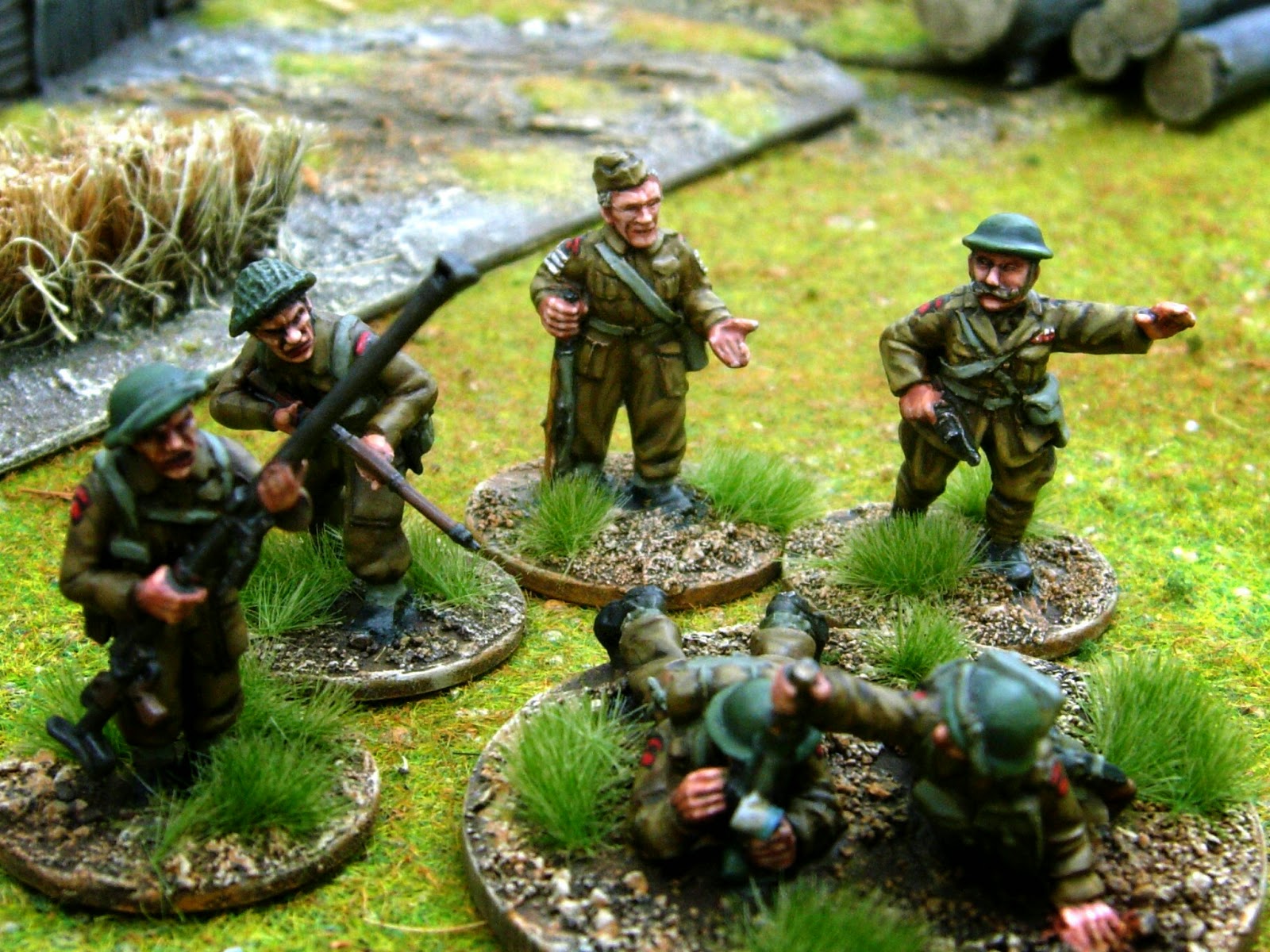 Wargaming with Silver Whistle: British Platoon, Early & Late War, WW2.