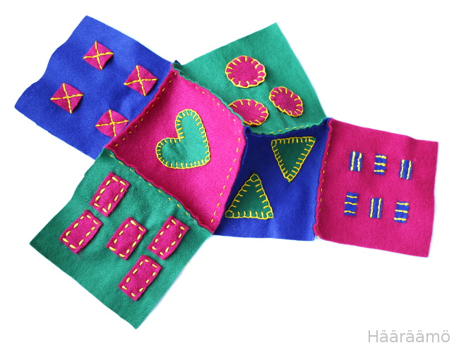 Hääräämö: Noppa huopakankaasta