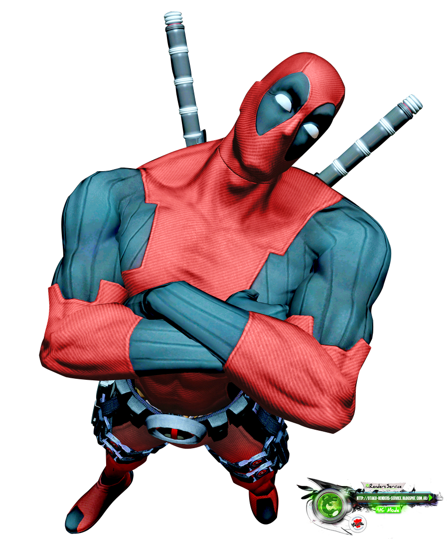 Deadpool:Deadpool Kakoii Pose 3D Render | ORS Anime Renders