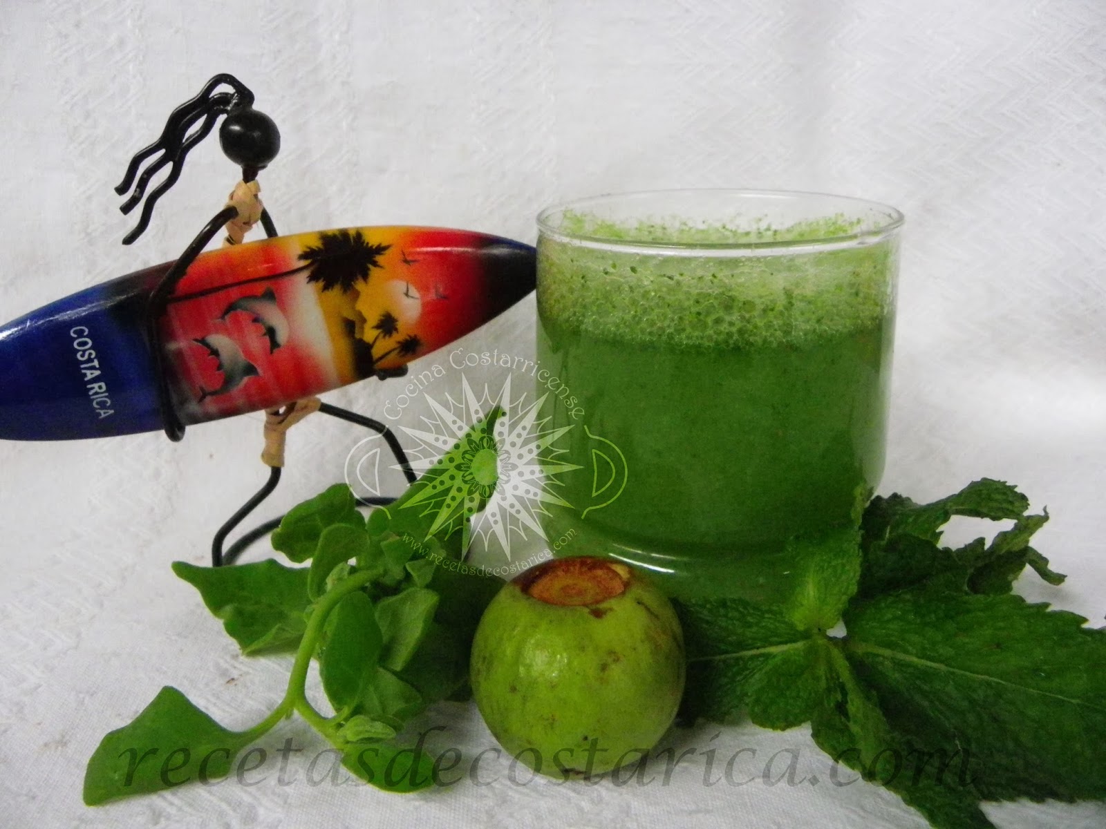 Cocina Costarricense: refresco de espinaca y cas