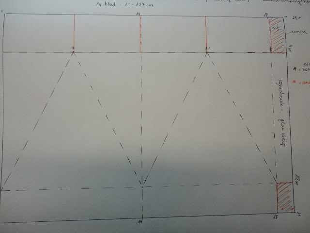 zotvanletters: box made out of exercise sheets + tutorial