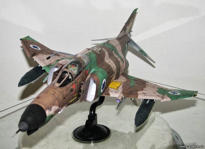 Paper Wargames: F-4E Phantom papercraft