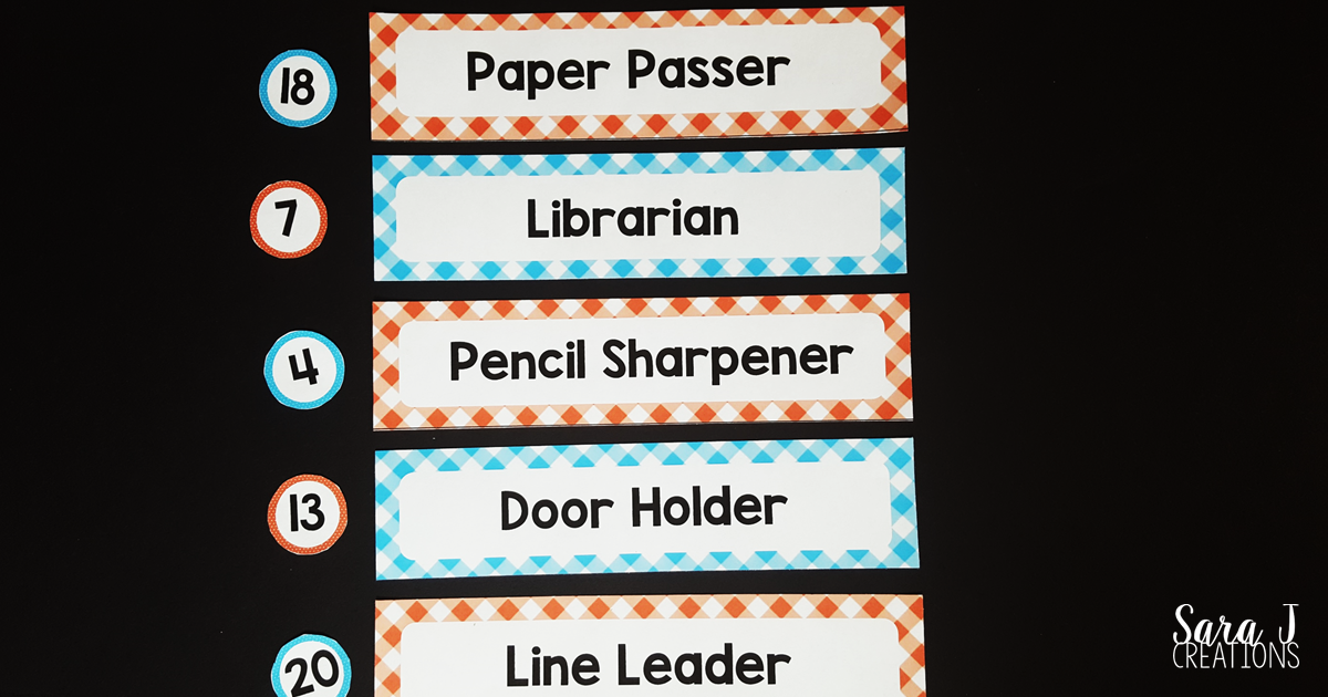 Turquoise Blue and Red Classroom Decor | Sara J Creations