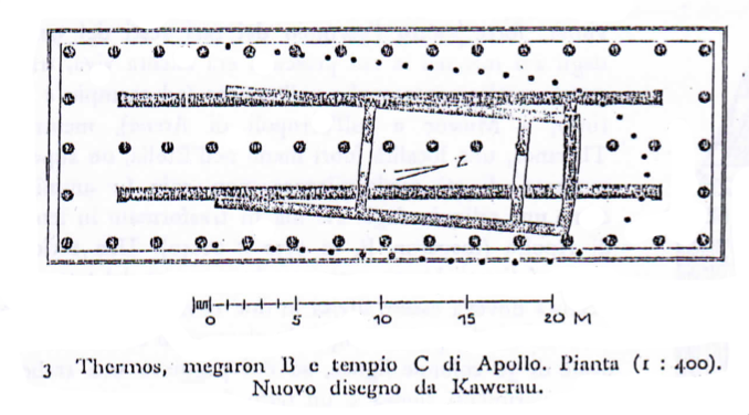 I templi greci: Terzo tempio di Apollo a Thermos
