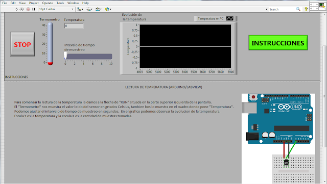 Práctica - Arduino + LabView
