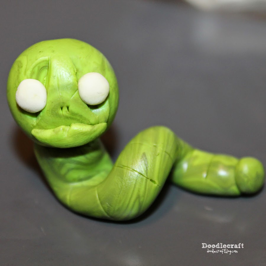 Corpse Bride Maggot Accessories! - making handycrafts